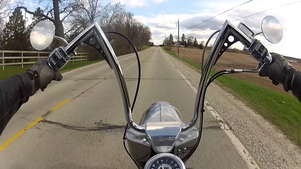 Harley-Davidson 1975 Shovelhead GOPRO POV Ride - YouTube