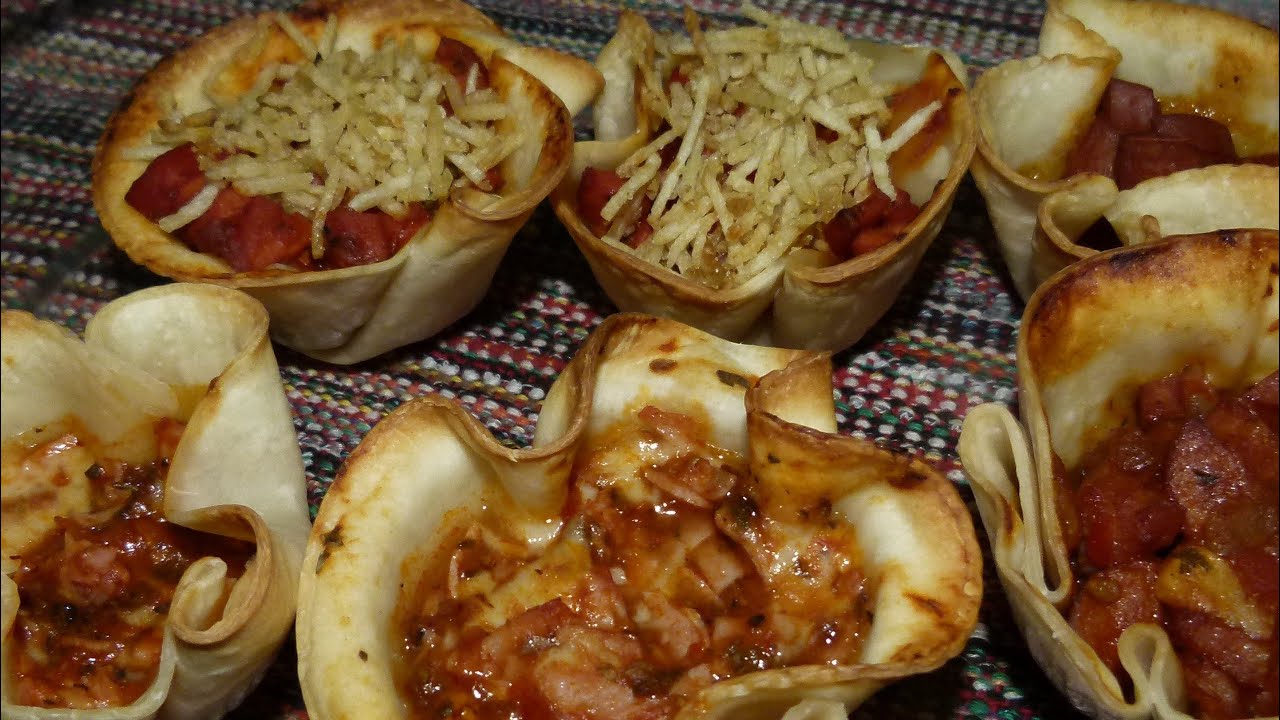 LANCHE MUITO RÁPIDO: PASTEL ABERTO DE FORNO - YouTube