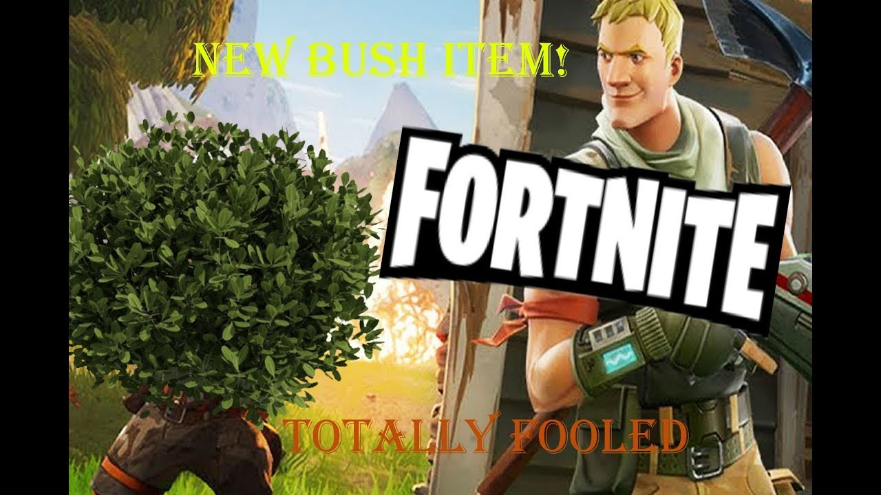 Fortnite:New Bush Item!:Update V1.8.2. - YouTube