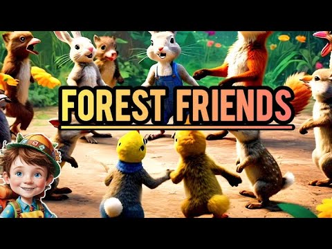 Forest friends / Animals song / nursery rhymes and kids song / little ...