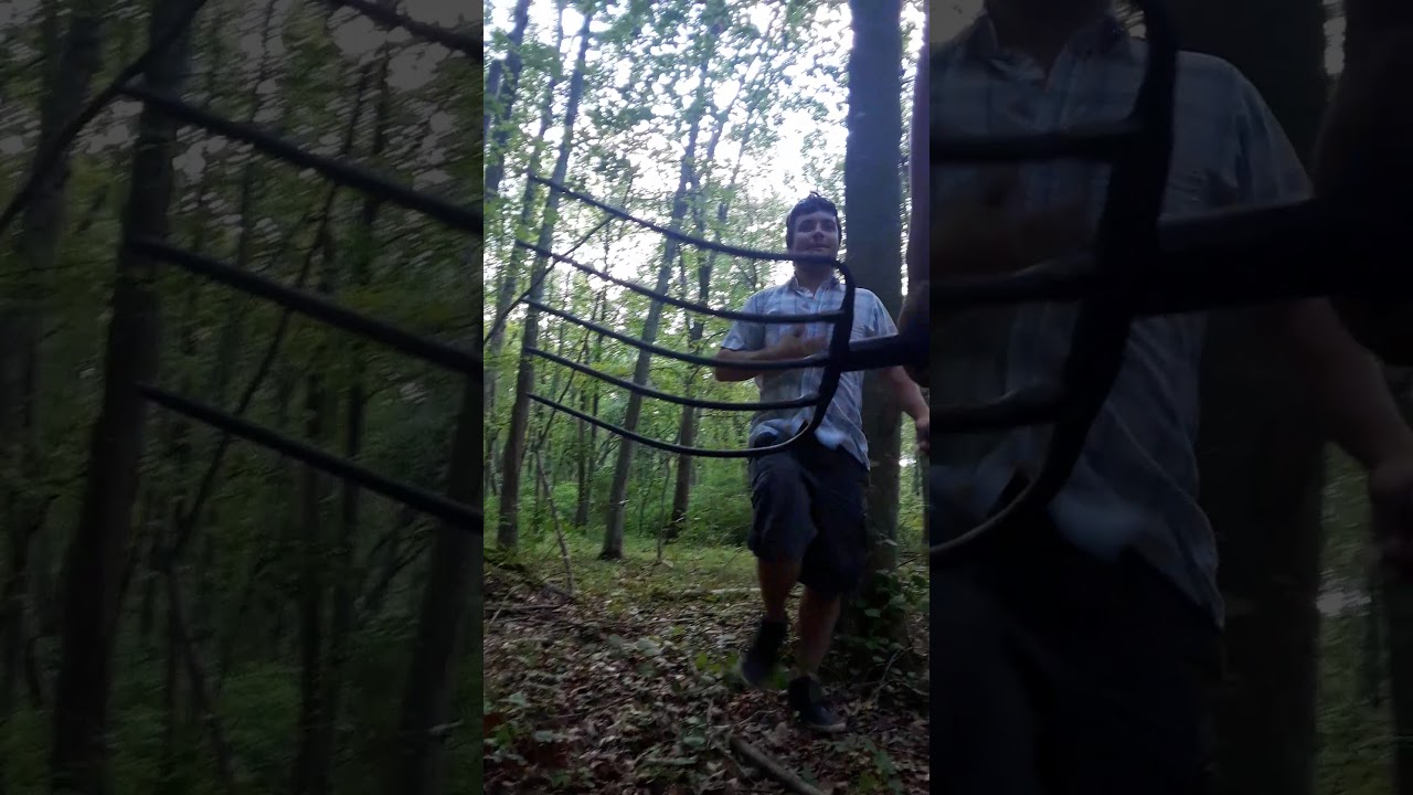 Intense fight in the woods - YouTube