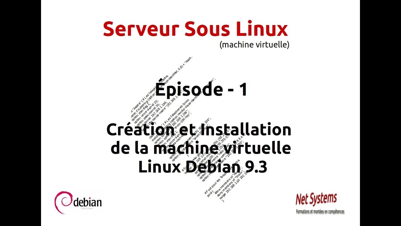 Intro Machine Linux Episode 1 Installation de base - YouTube