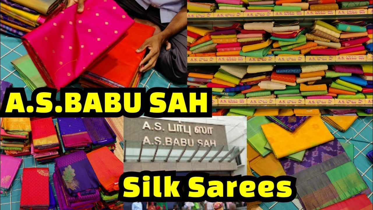 Kanchipuram A.S. Babu Sah 1200 Rs Soft Silk Sarees || Low Price Soft ...
