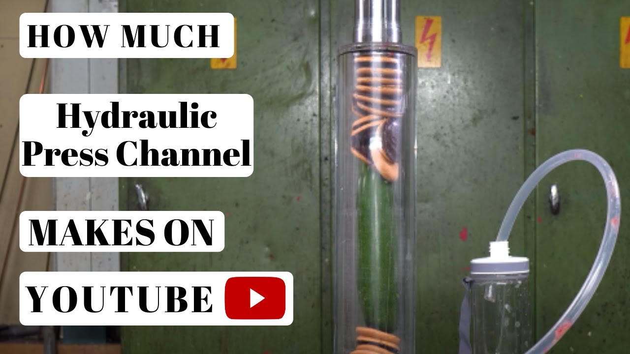 How much Hydraulic Press Channel makes on Youtube - YT Money Business ...