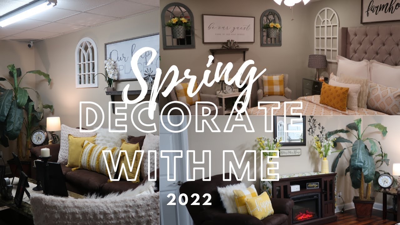 Spring Decorate With Me! | 2022 | Spring Refresh! | Spring Decor! - YouTube