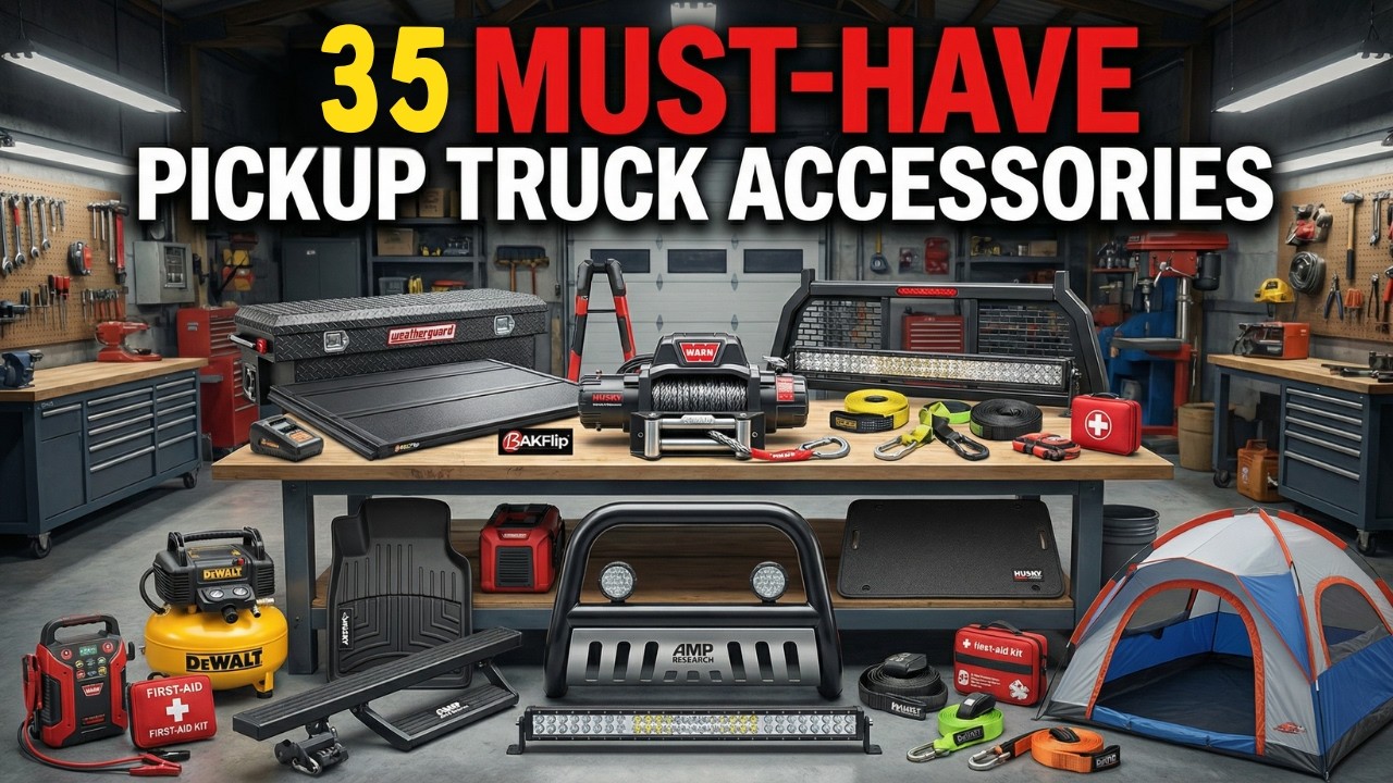 35 Must Have Truck Accessories on Amazon You Need NOW! - YouTube
