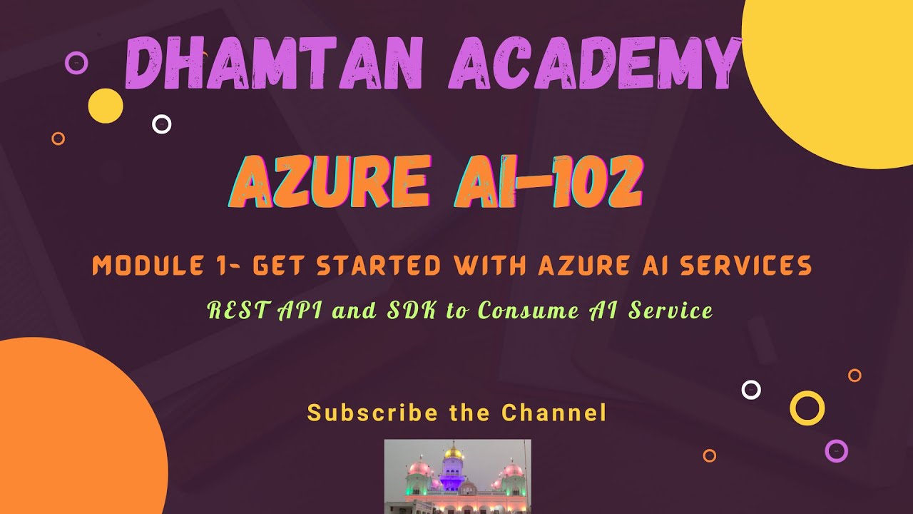 Azure AI-102 | Get Started with Azure AI Services | 5 REST API and SDK ...