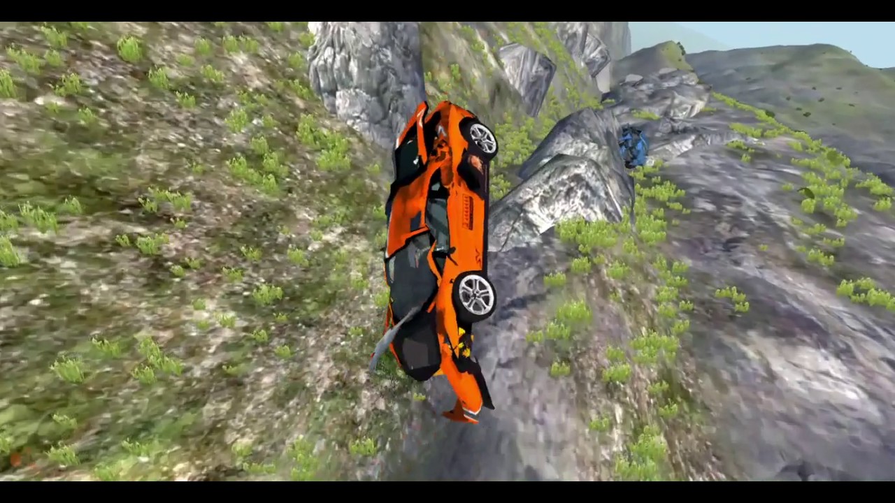 BeamNG.Drive cliff map - YouTube