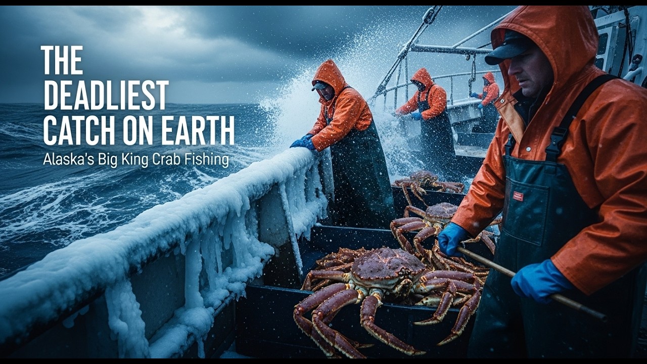 Alaska's Big King Crab Fishing: The Deadliest Catch on Earth - YouTube