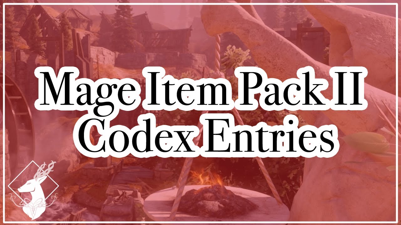 {Codex-DA2} Mage Item Pack II Codex Entries [Collection] - YouTube