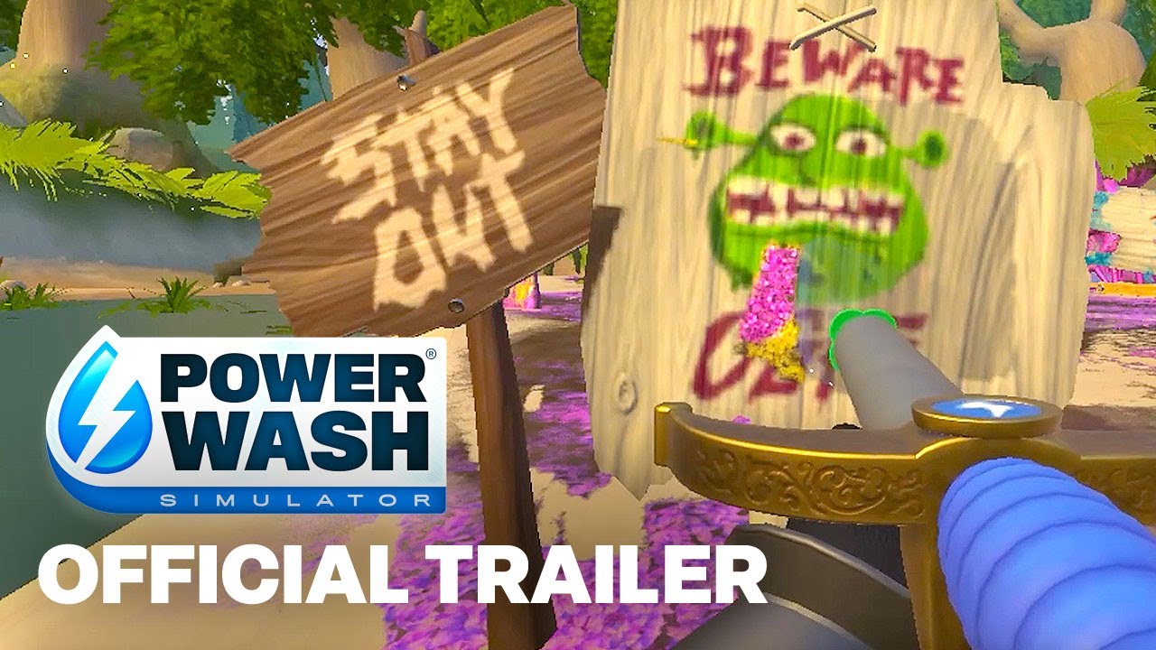 PowerWash Simulator Shrek Special Pack – Reveal Trailer - YouTube