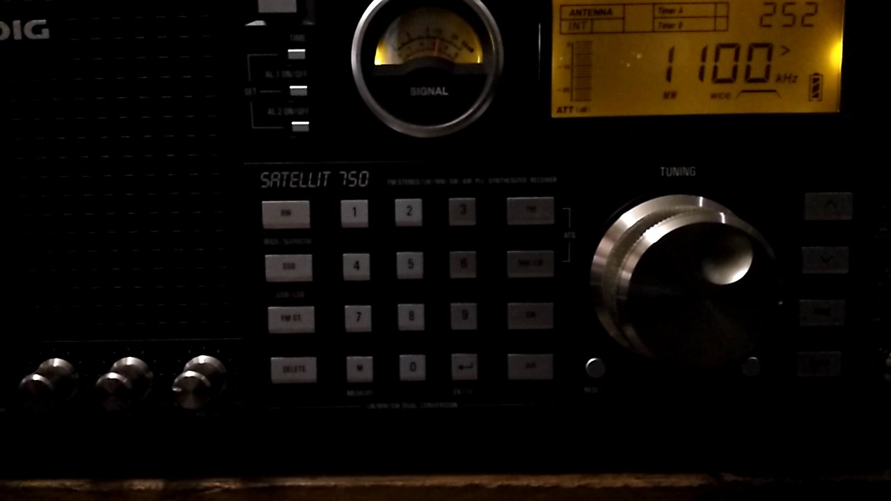 AM/MW DX of News Radio WTAM on 1100 kHz from Cleveland Ohio - YouTube