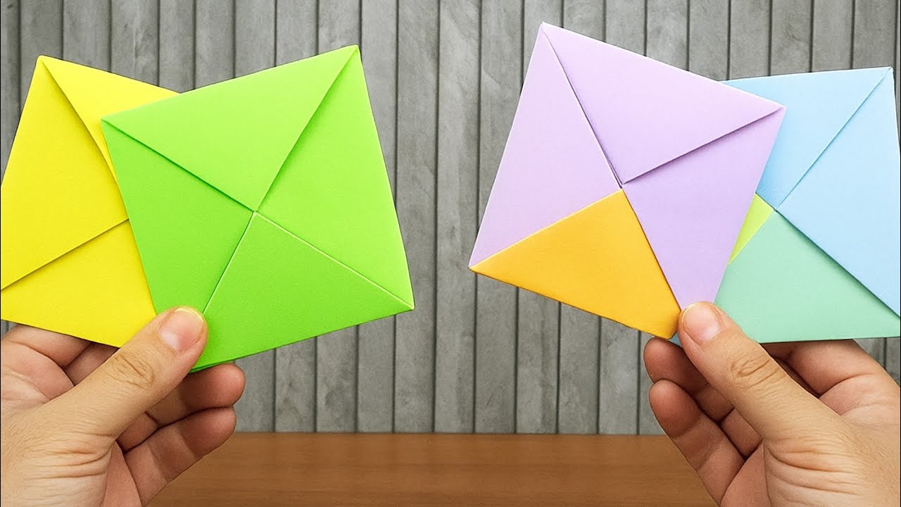 How to Make Ddakji Easy Paper Craft | Paper Crafts - YouTube