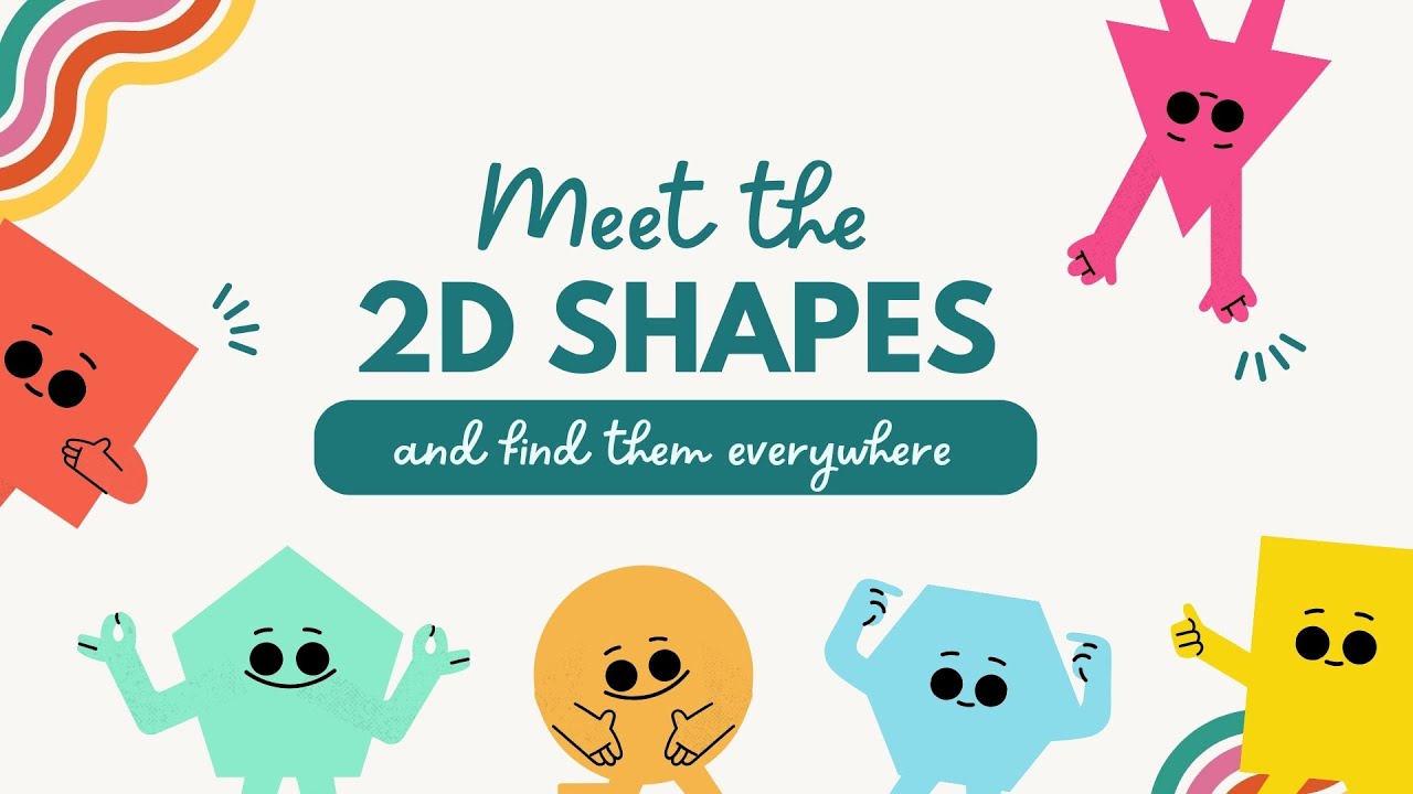 Fun with Shapes: Learn 2D Shapes for Kids | Educational Cartoon - YouTube