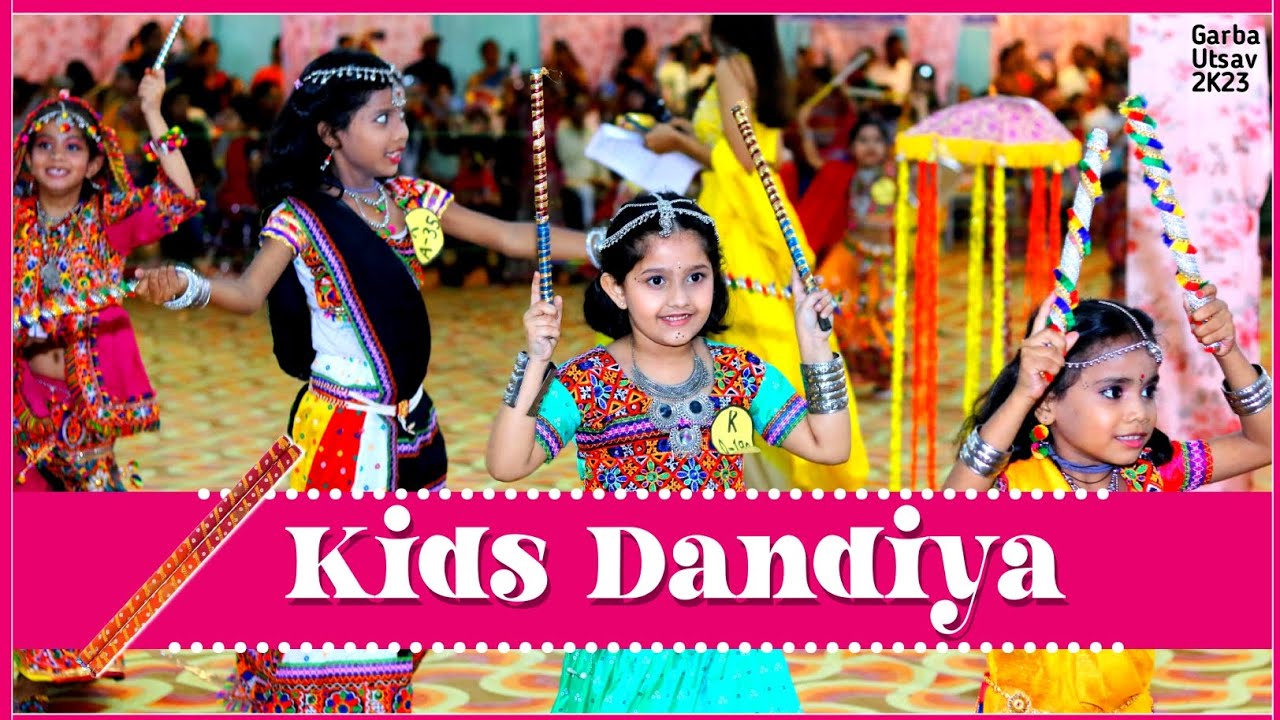 KIDS DANDIYA PERFORMANCE HIGHLIGHT | GARBA UTSAV 2K23 - YouTube