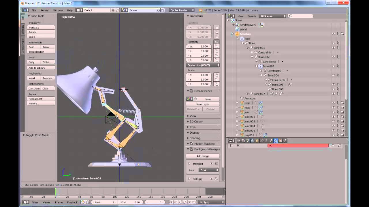 Rigging Luxo Jr - YouTube