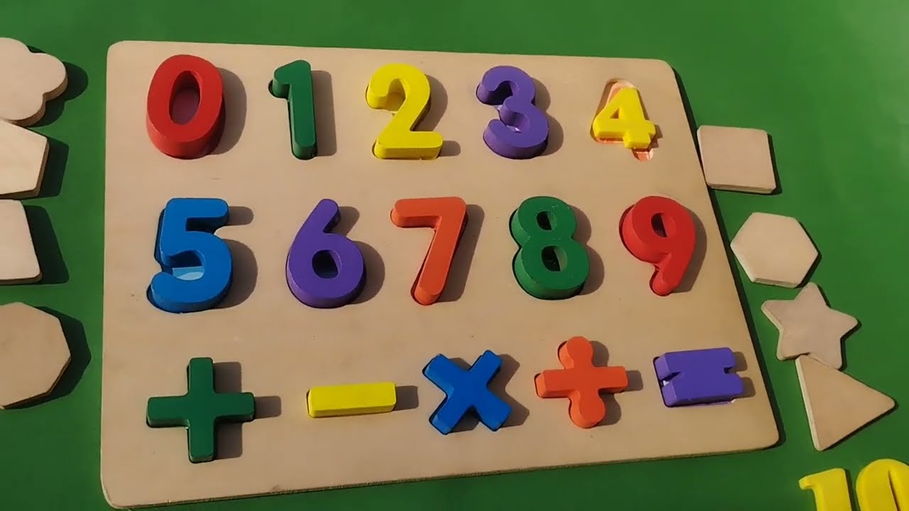 Numbers & Counting 1 to 20 Activity Puzzle | Preschool Learning Video ...