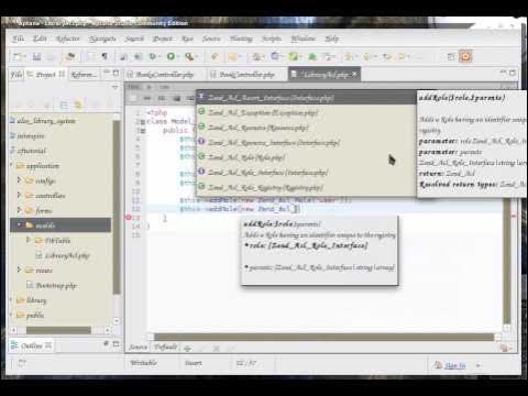 Zend Framework 1.8 tutorial 5 zend_acl with zend_auth and controller plugin part 1 - YouTube