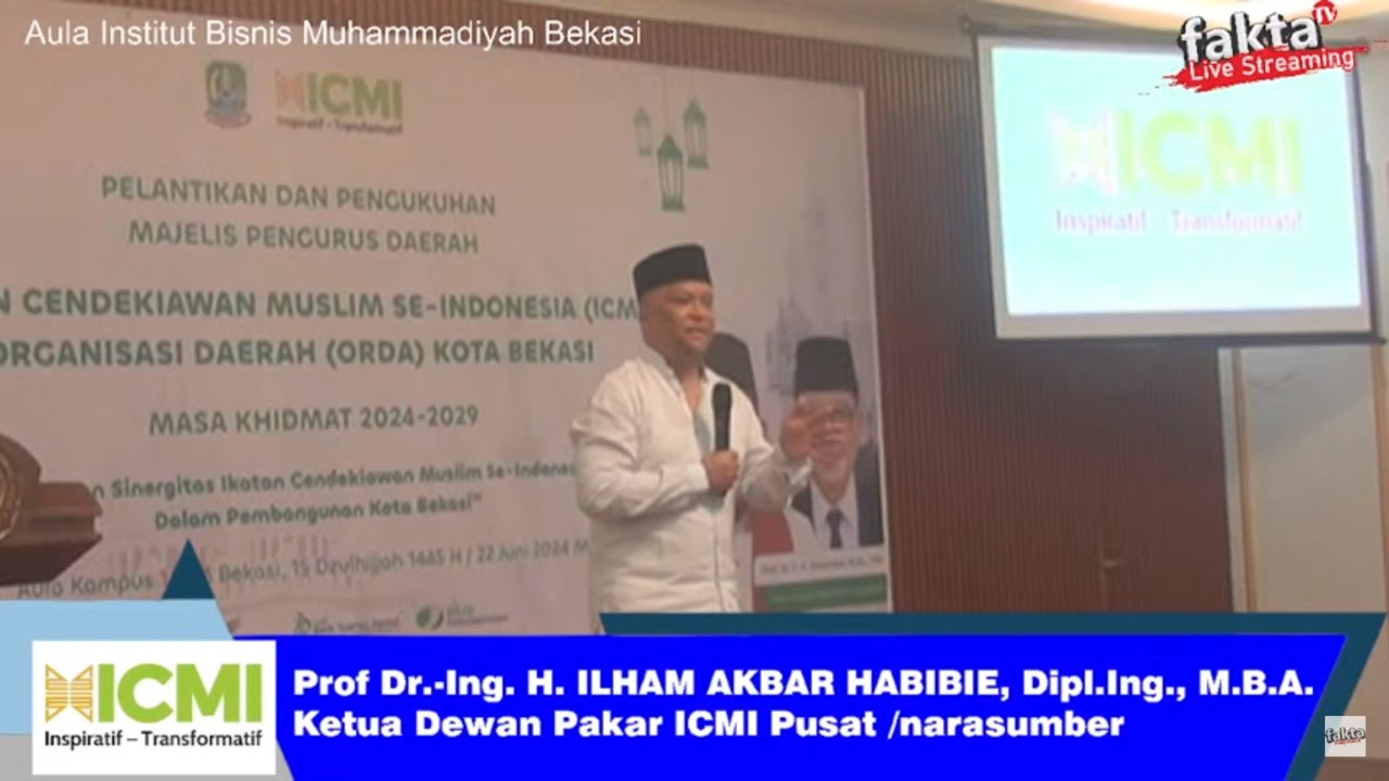 Orasi Ilmiah Prof Dr.-Ing. H. ILHAM AKBAR HABIBIE, Dipl.Ing.,M.B.A ...