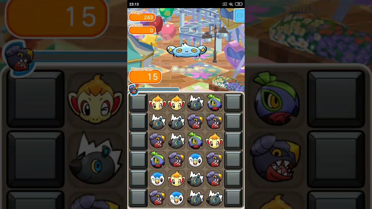 Pokémon Shuffle Mobile Main Stage 243 - Shinx - YouTube