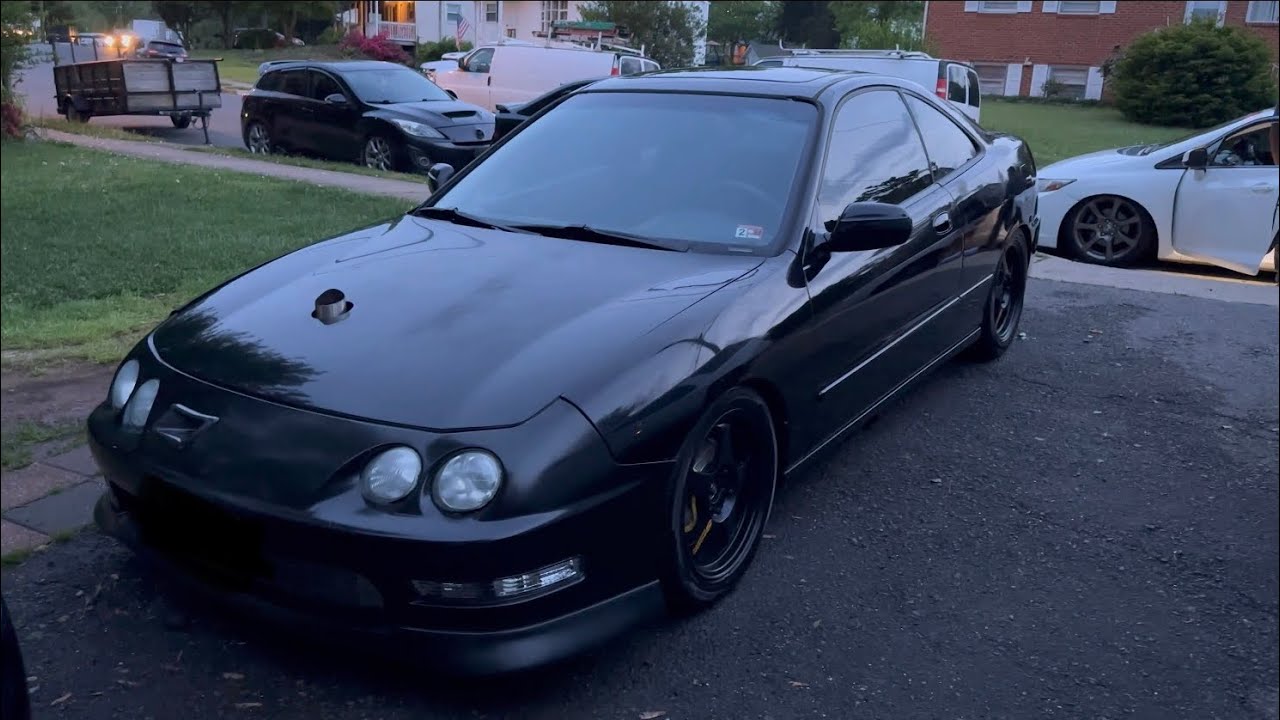 FIRST PULLS IN THE 400HP INTEGRA!!!! - YouTube