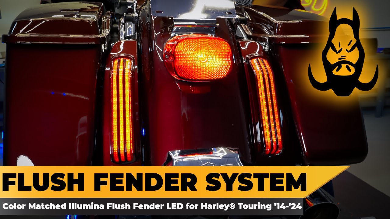 HOGWORKZ® Illumina Flush Fender LED System for Harley-Davidson® Touring ...