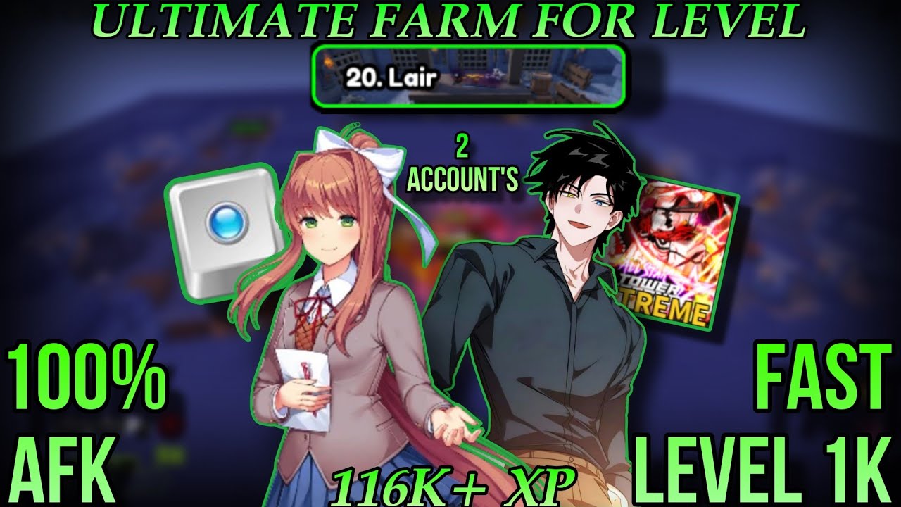 ULTIMATE FARM FOR LEVEL IN LAIR EXTREME!!! (LEVEL 1K+ FAST AND EASY 100 ...