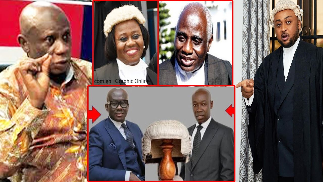 BREAK. C.JUSTICE TORKONOO & GODFRED DAME LAUGHS AS LAWYER OBRI BOAHEN ...