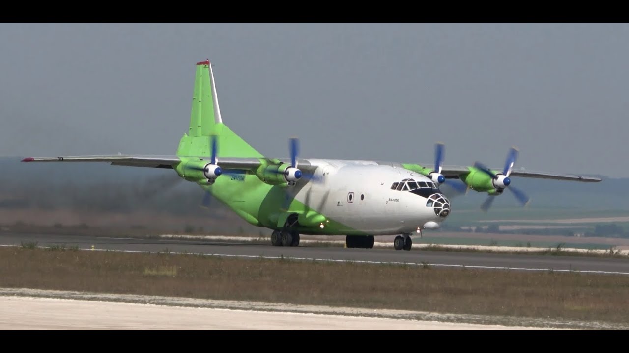 ANTONOV 12 BK /CAVOK AIR /TAKE OFF /XCR/ PARIS-VATRY/ - YouTube