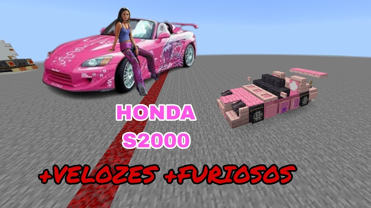 TUTORIAL MINECRAFT - Como fazer um Honda s2000 do Velozes & Furiosos no ...