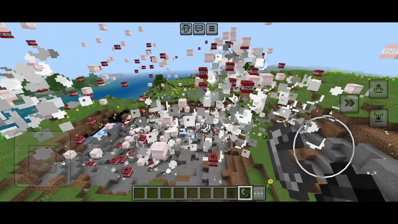 Exploding a pit of cows covered in tnt - YouTube