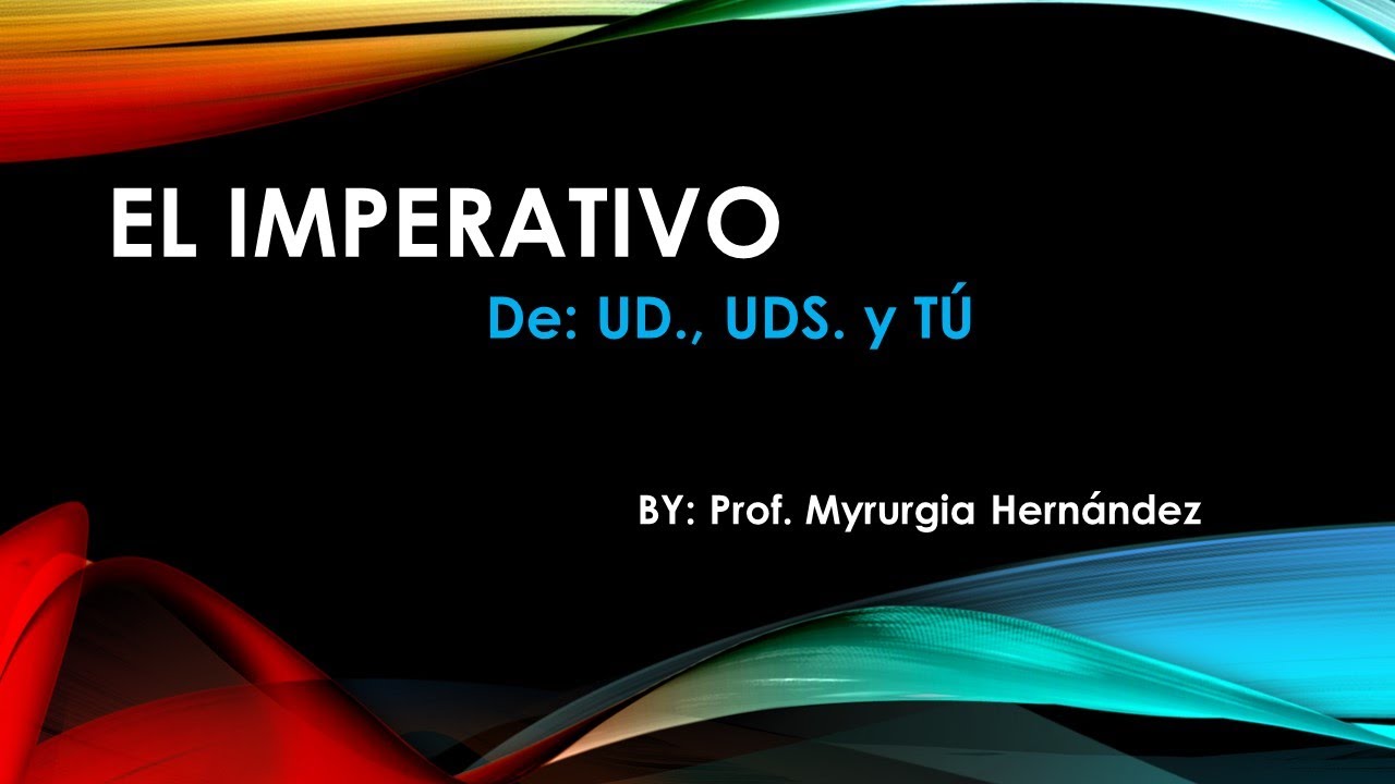 PASS 10: Tú, Ud. y Uds. - YouTube