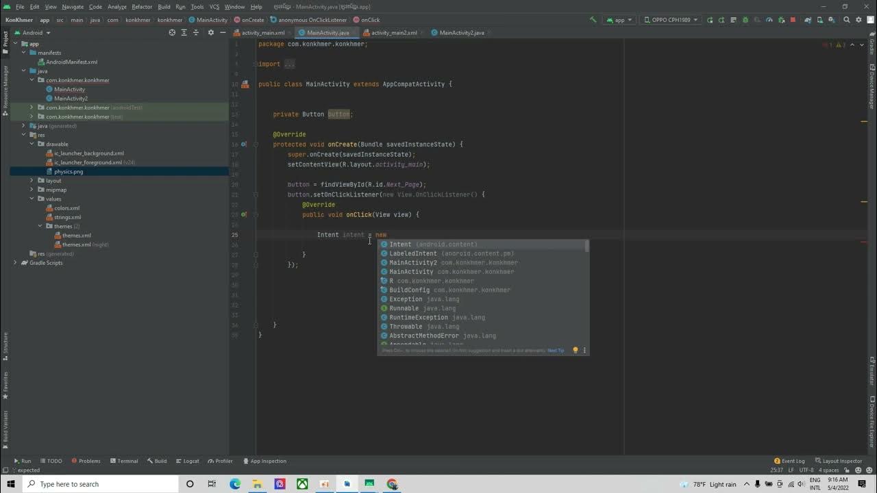 របៀបបង្កើតសៀវភៅក្នុង Android Studio ||how to load pdf file from Google ...