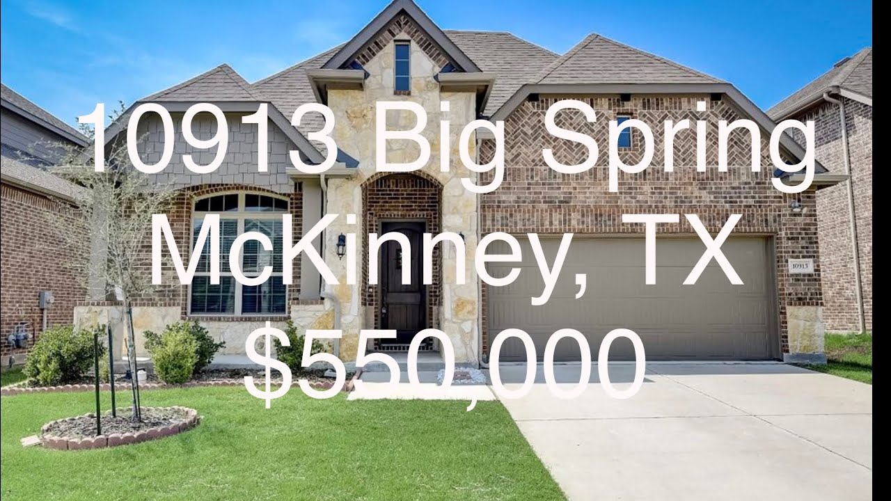 10913 Big Spring Trl, McKinney, TX - YouTube