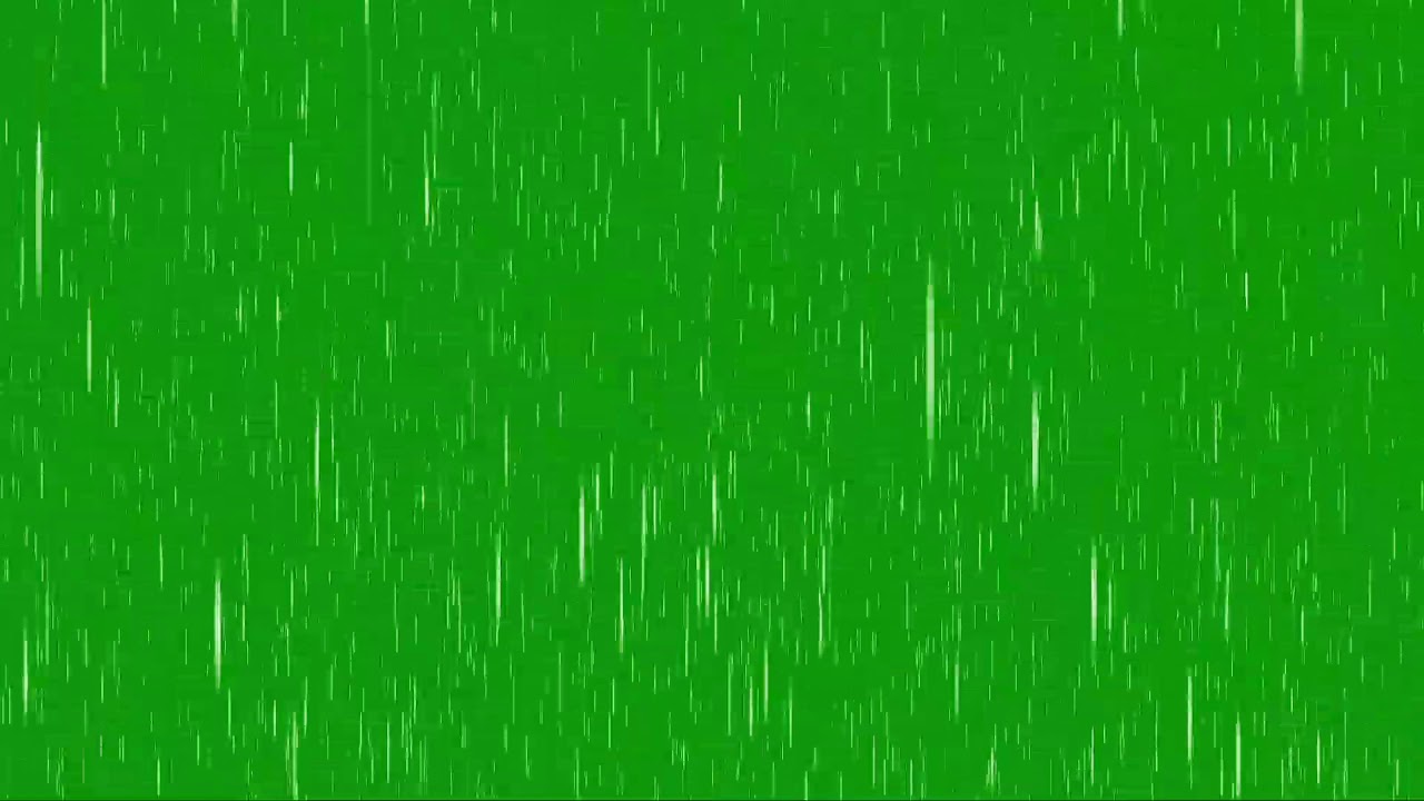 GREEN SCREEN REALISTIC RAIN EFFECT 1 AND 2 FHD - YouTube
