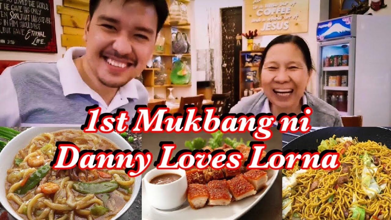 1st Mukbang ni Danny Loves Lorna - YouTube