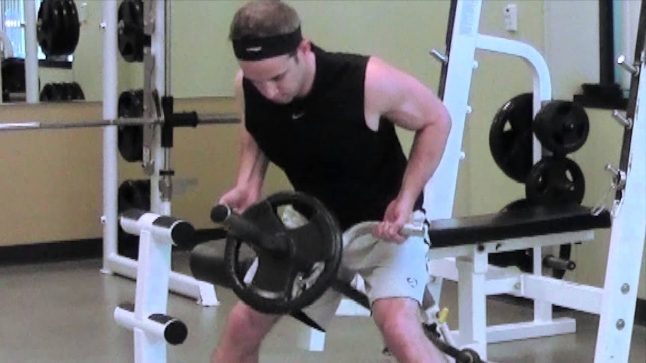 Bent Over Inverted BB Row - YouTube
