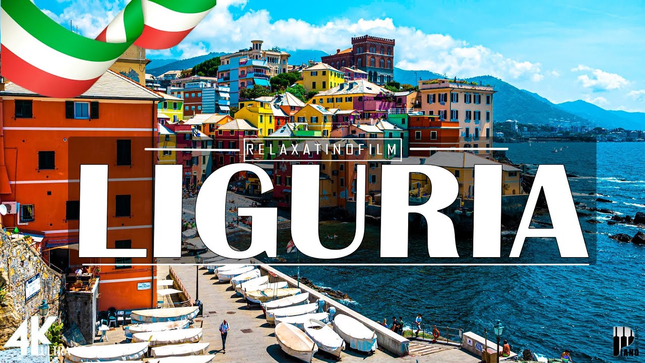 Beautiful Liguria 4K • Relaxing Italian Music, Instrumental Romantic • Video 4K UltraHD - YouTube