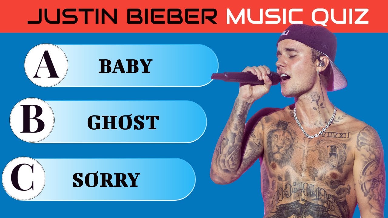 JUSTIN BIEBER MUSIC QUIZ | Justin Bieber songs | How well do you know ...