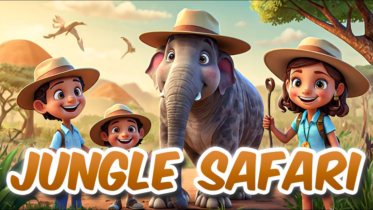 Ben, Sarah, and Lily & Wild Animals | Jungle Safari | English stories ...