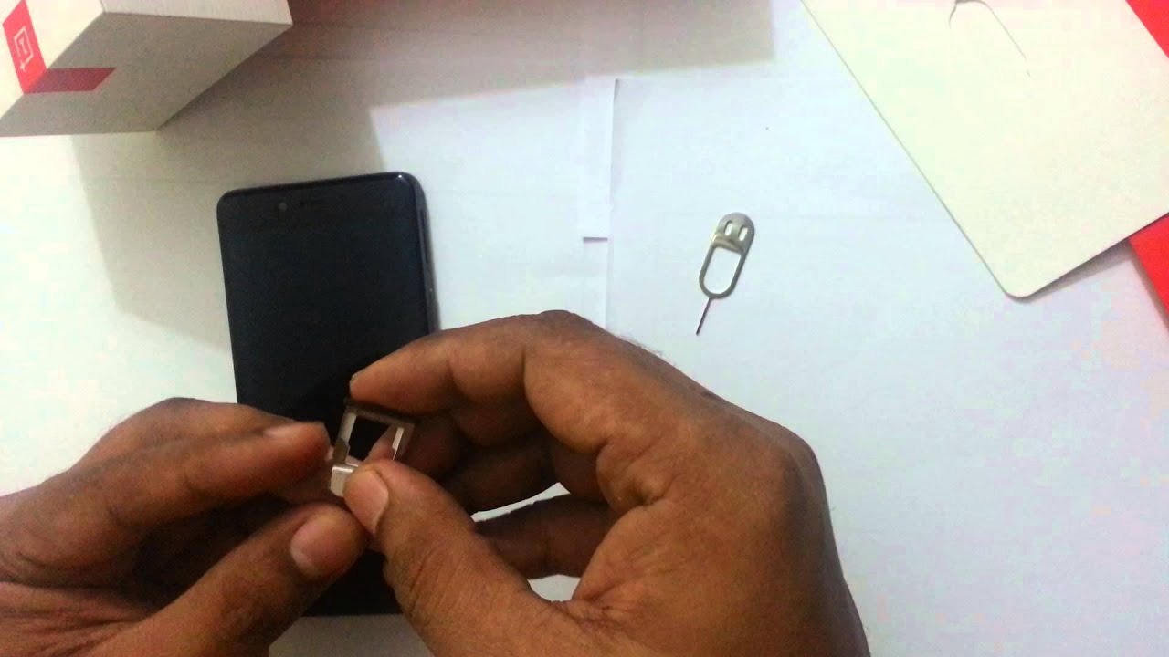 How to put SIM card in OnePlus X - YouTube