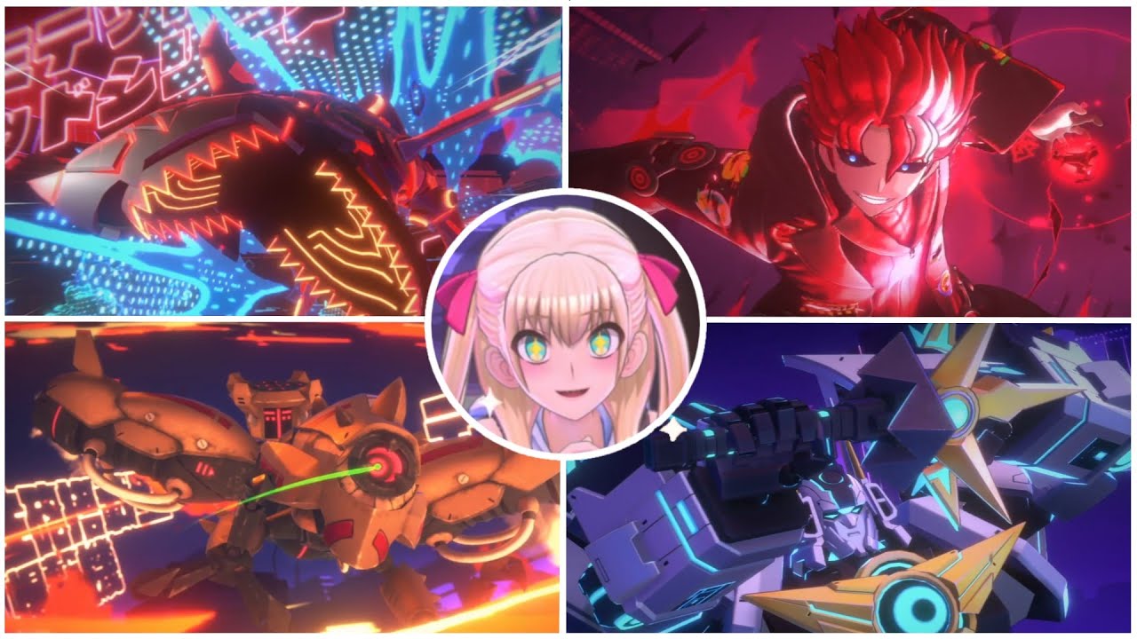 TRIBE NINE All Boss Fights (Story) No Hit No Tank - Brave Diver ...