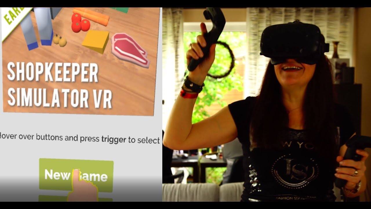 Nerdweib in VR HTC Vive: Shopkeeper Simulator VR - German - Letsplay ...