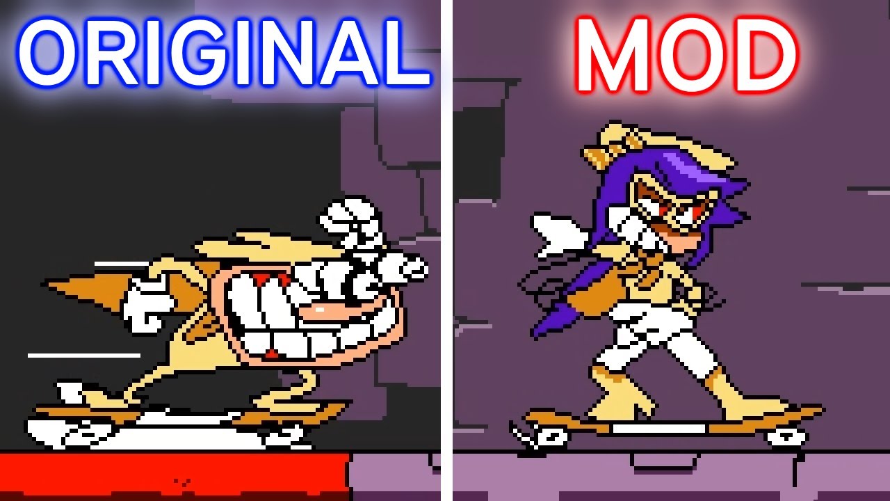 If The Noise had a sister (The Noise Chan) [Pizza Tower mods Gameplay ...