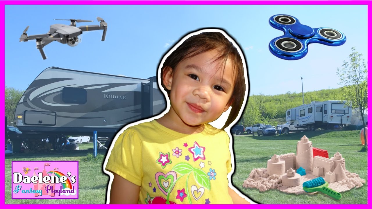 Kids Outdoor Camping Adventure Fidget Spinner Tricks & Flying Drones ...