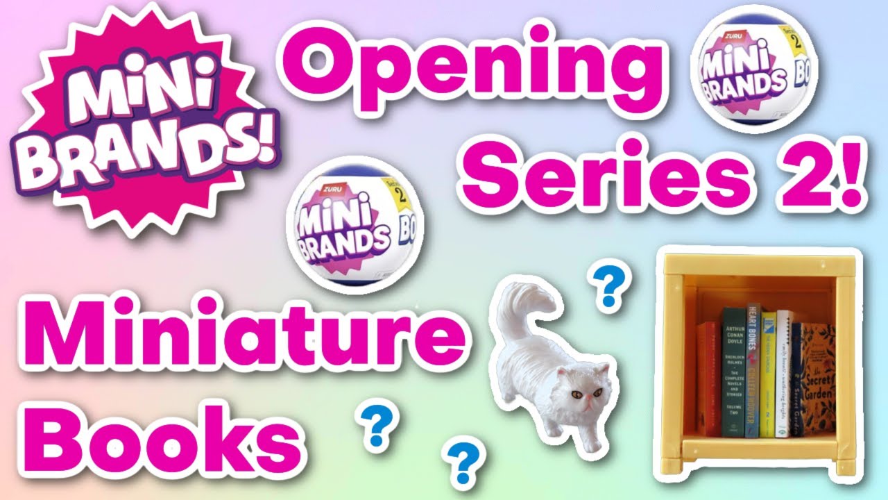 Mini Brands Books (SERIES 2 OUT NOW) - Searching for the GOLDEN TICKET ...