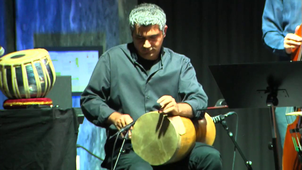 Kaveh Mahmudiyan tombak solo with Rumi ensemble Javid Afsari Rad - YouTube