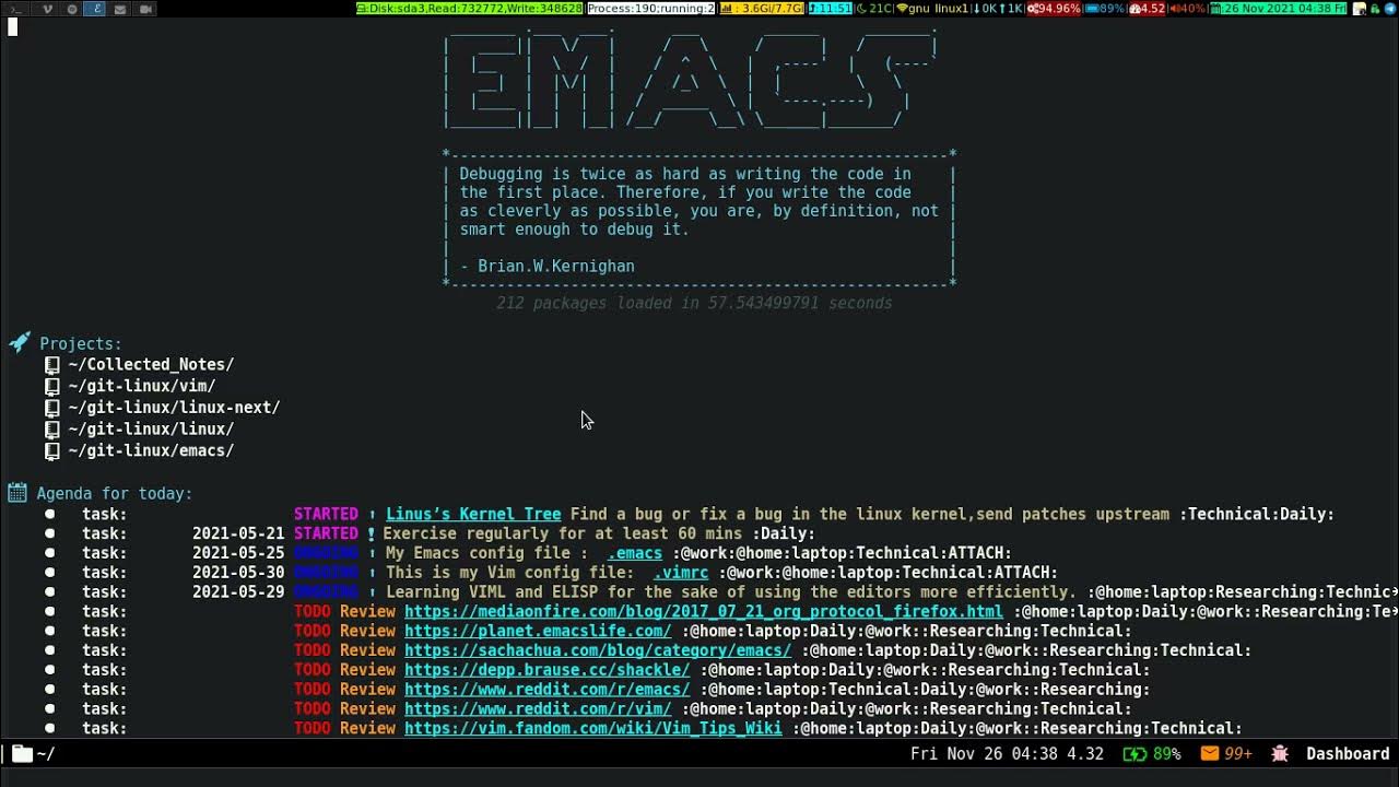 Git Popup Info On Emacs 2021_11_26_04:38:00 - YouTube