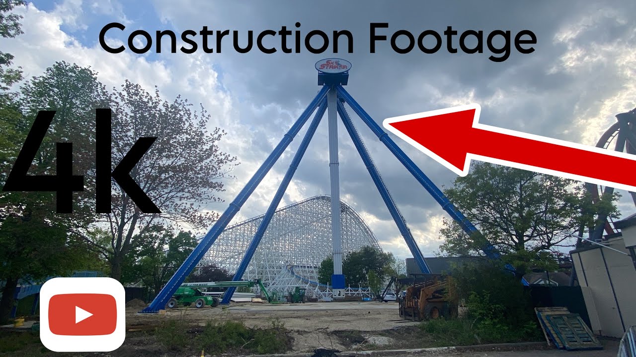 Six Flags Great America Construction Footage | Early May 2024 | 4k Non ...