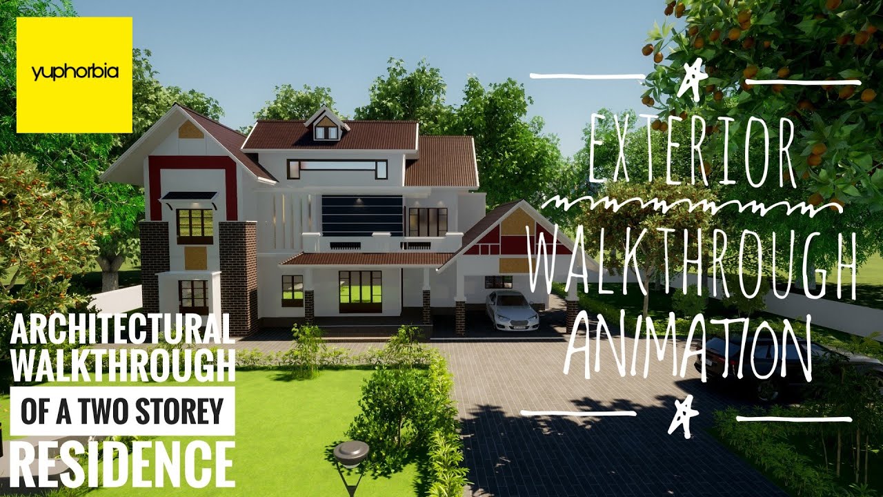 ARCHITECTURAL WALKTHROUGH OF A TWO STOREY RESIDENCE | Realistic ...